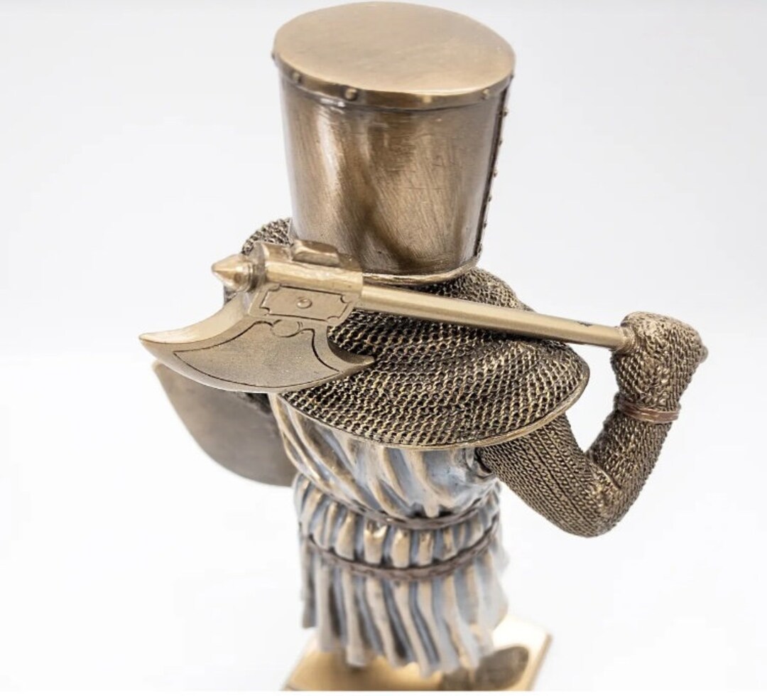 Metal Vintage Knight Figurine, Decorative Knight Trinket - Etsy
