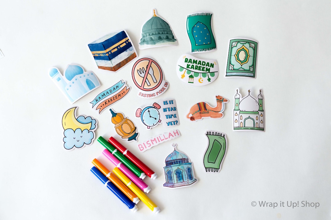 Islamic Sticker Pack Ramadan Sticker Pack Ramadan Vinyl Stickers ...