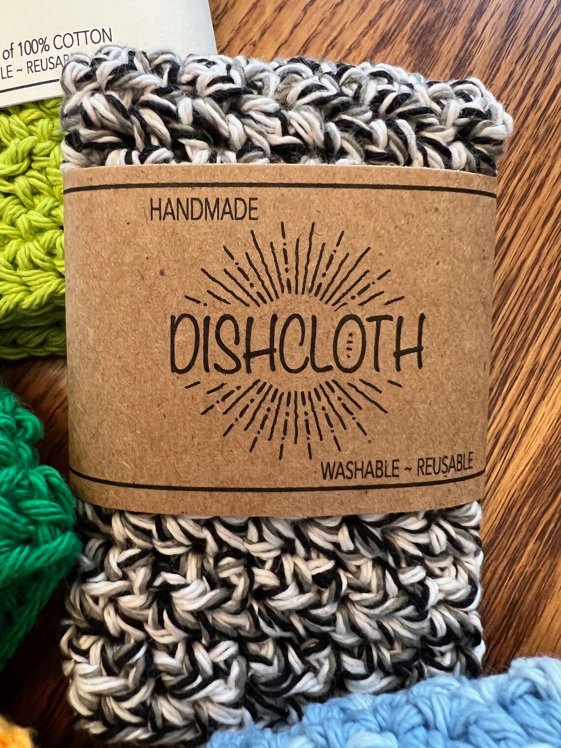 Printable Label Wrap for Handmade Dishcloth / Instant PDF Download ...