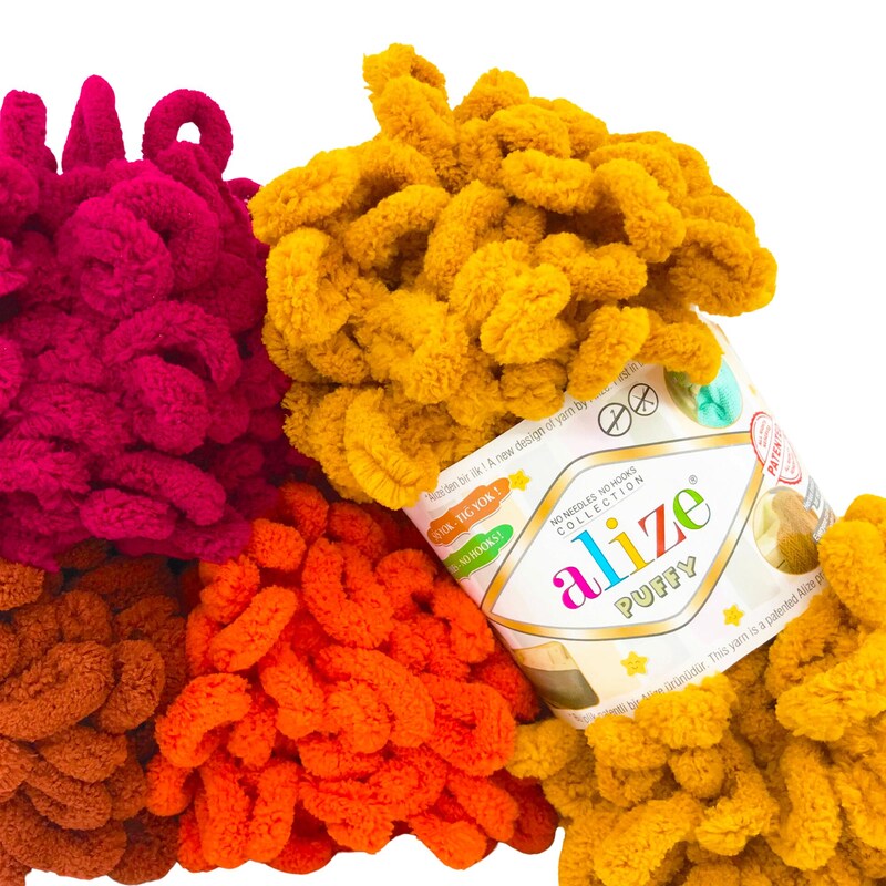 Alize Puffy Yarn - Etsy