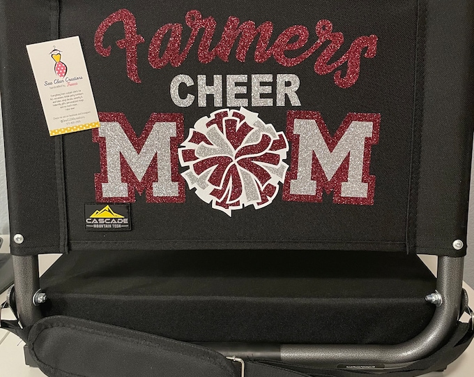 CUSTOMIZED Padded Stadium Seat: School, Cheer, Band, Coach and All ...