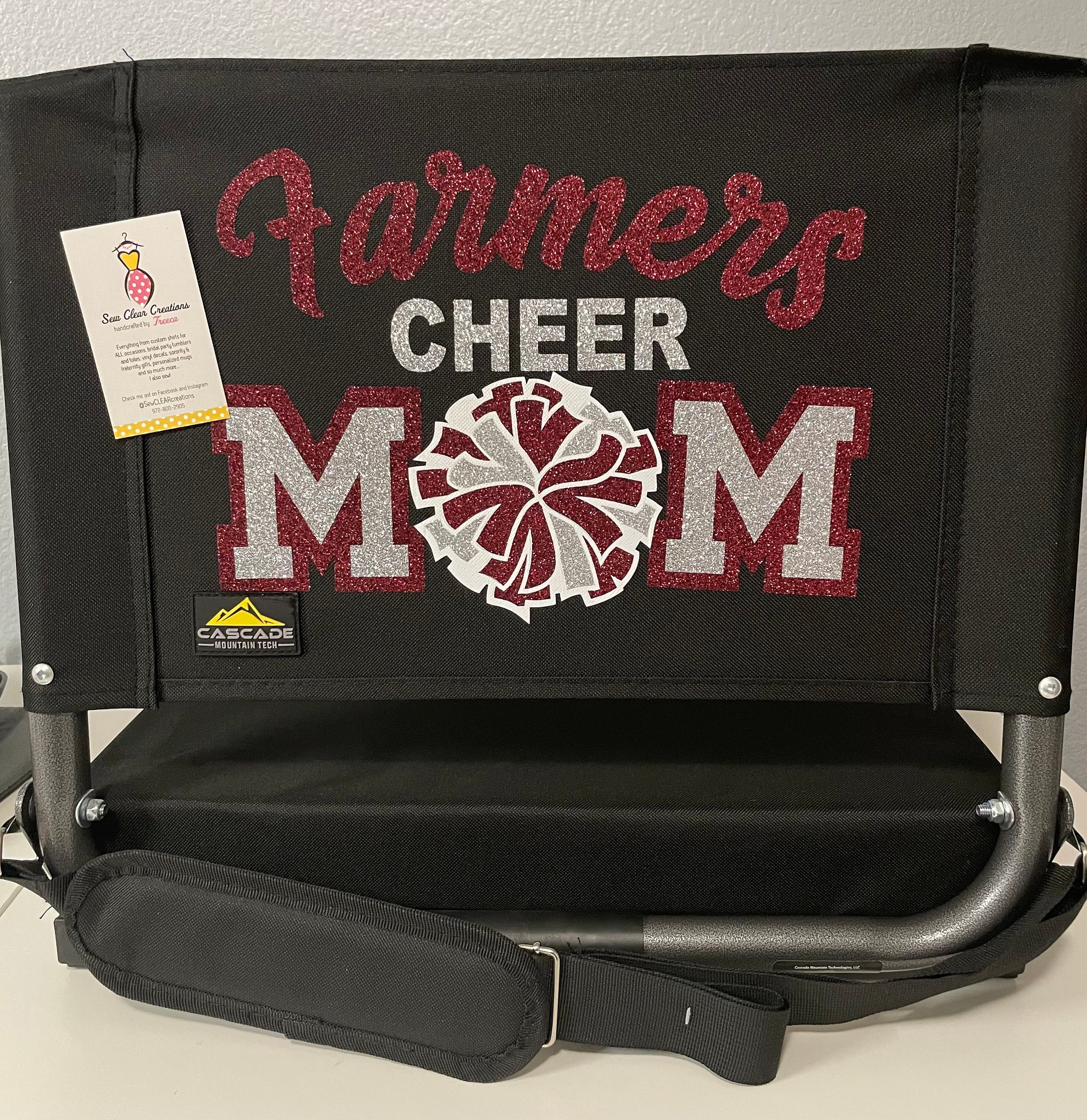 CUSTOMIZED Padded Stadium Seat: School, Cheer, Band, Coach and All ...