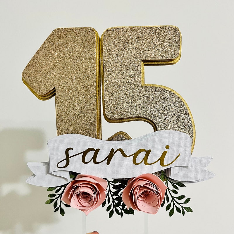 Quinceanera Cake Topper - Etsy