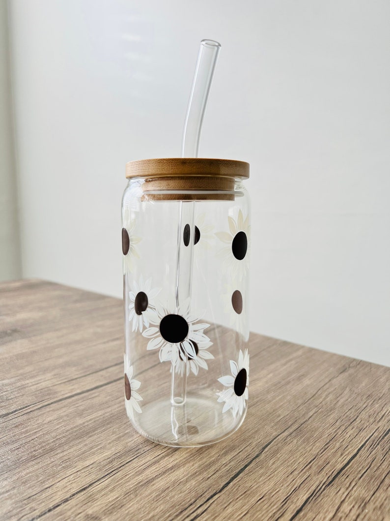 Sunflower Color Changing Cup, Personalized Cups, Coffee Glass ...