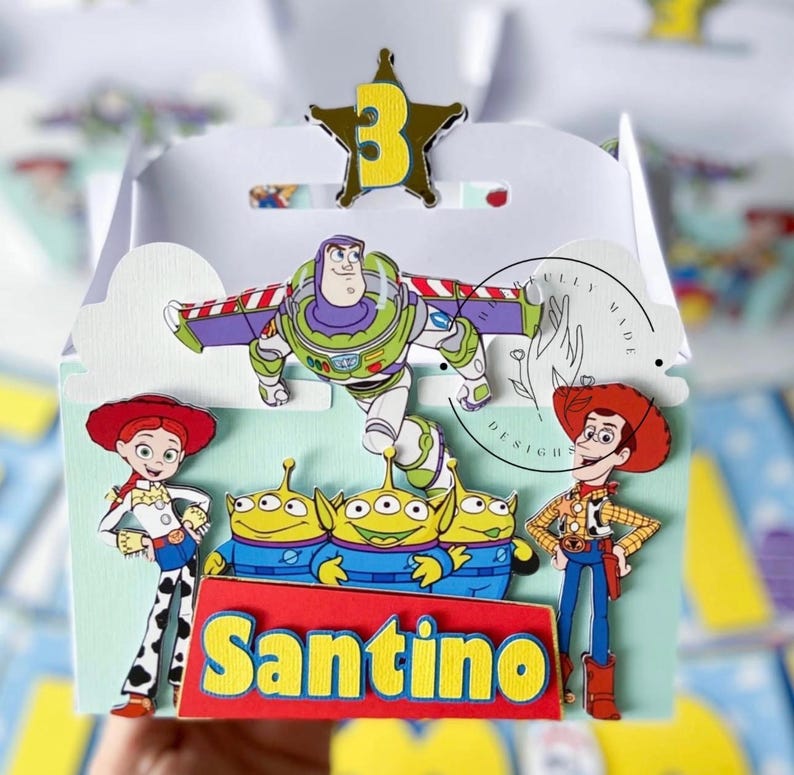 Toy Story Gabble Box, Toy Story Theme Party Goodie Boxes, Toy Story ...
