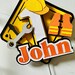 Construction Cake Topper Personalized Cake Topper Milestone - Etsy