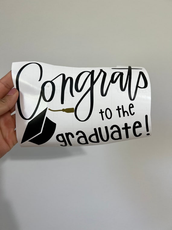 Graduation Balloon Decal personalized Decal Bubble Balloon - Etsy