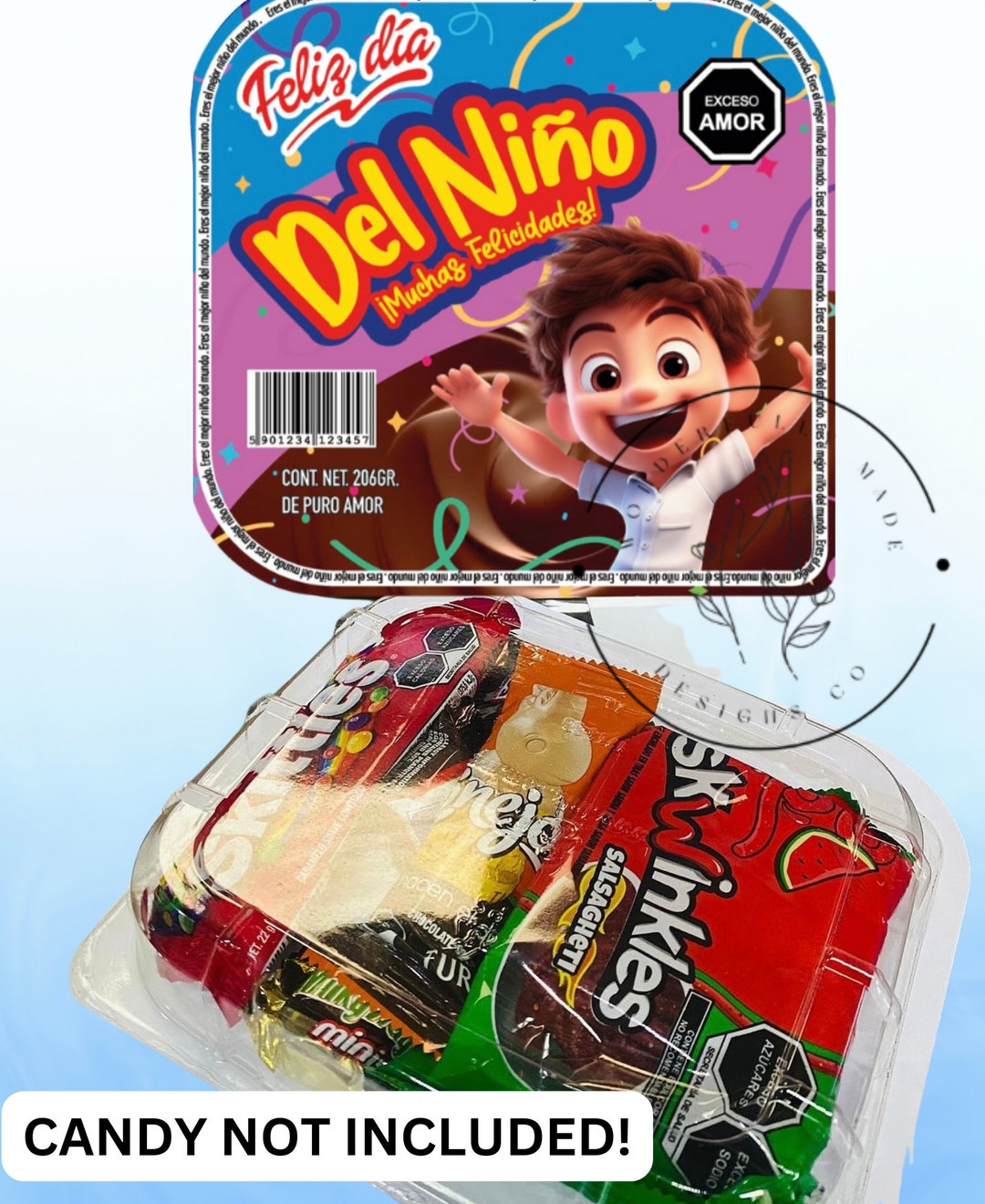Dial Del Niño Gift Box, Duvalin Gigante , Candy Box, Regalo De Día Del ...