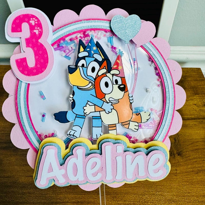 Bluey Cake Topper - Etsy