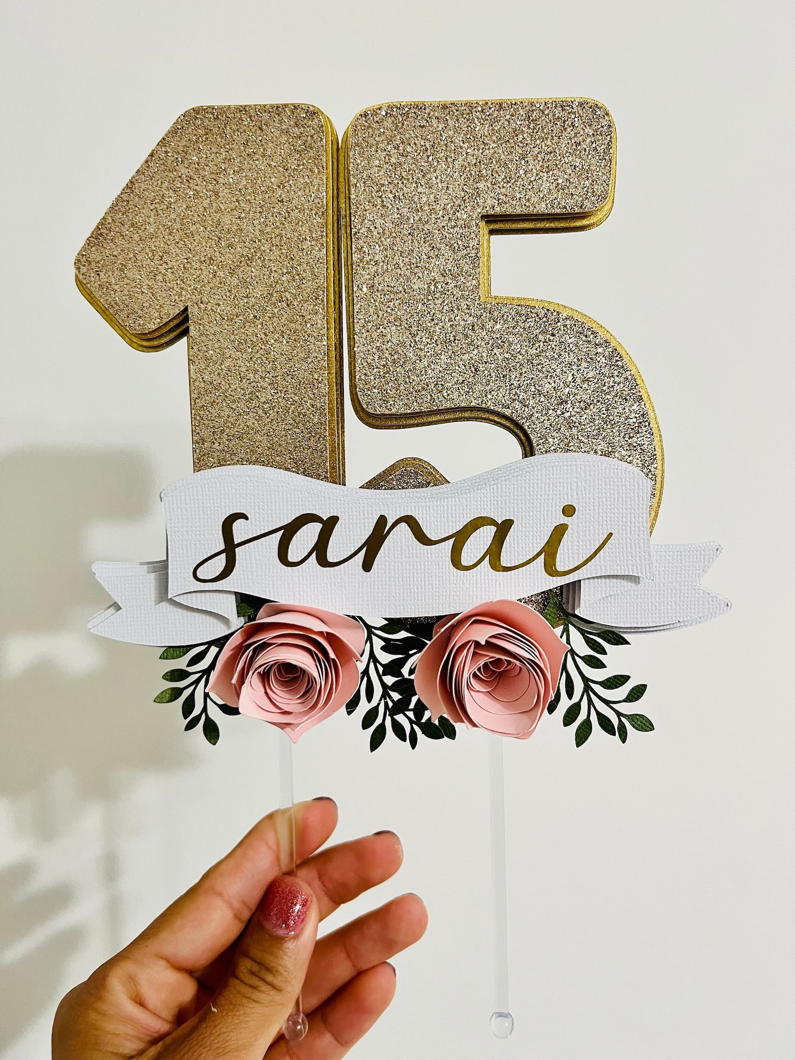 Quinceañera Topper, Sweet 15 Cake Topper, Mis 15 Cake Topper, Sweet 16 ...