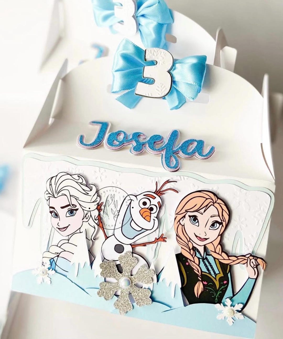 Frozen Gabble Boxes, Frozen Goodie Boxes, Frozen Theme Party - Etsy