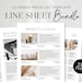 Wholesale Line Sheet Template Business Catalog Template - Etsy