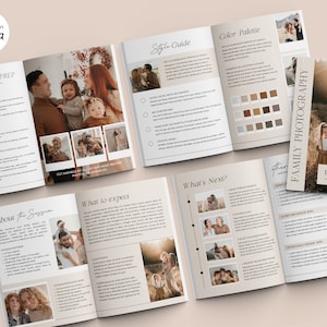 Photography Family Session Guide | Welcome Guide Template | Family ...