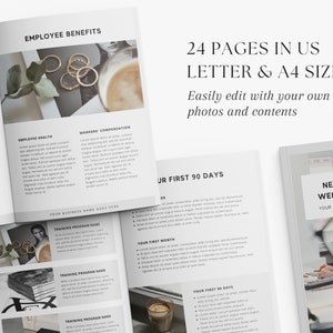 Employee Onboarding Template | New Hire Handbook | Training Manual ...