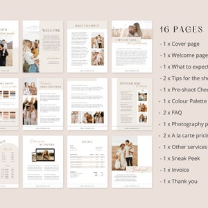 Family Photography Welcome Guide Template| Client Guide Template ...