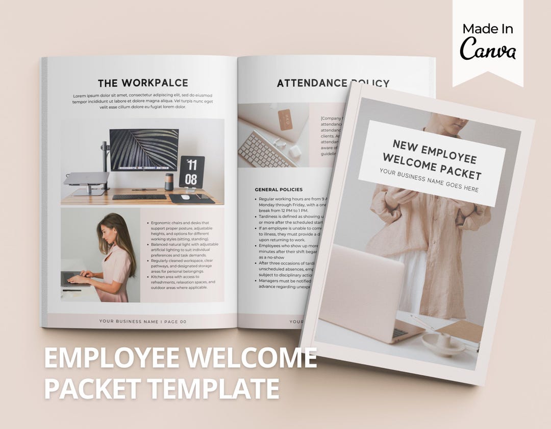 Employee Welcome Package Template | New Employee Onboarding Handbook | Small Business Resources ...