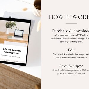 Employee Onboarding Template | New Hire Handbook | Training Manual ...