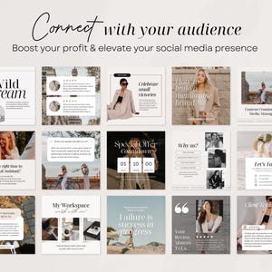 Virtual Assistant Instagram Templates | Social Media Manager Templates ...