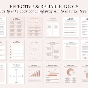 Coaching Worksheets | Coaching Workbook Template | Enneagram Template ...
