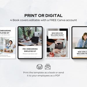 Employee Onboarding Template | New Hire Handbook | Training Manual ...