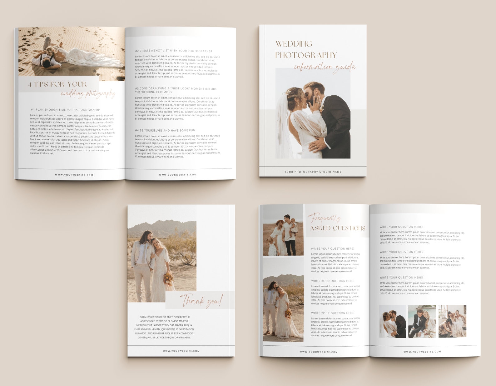 Wedding Photography Welcome Guide Template Client Guide - Etsy