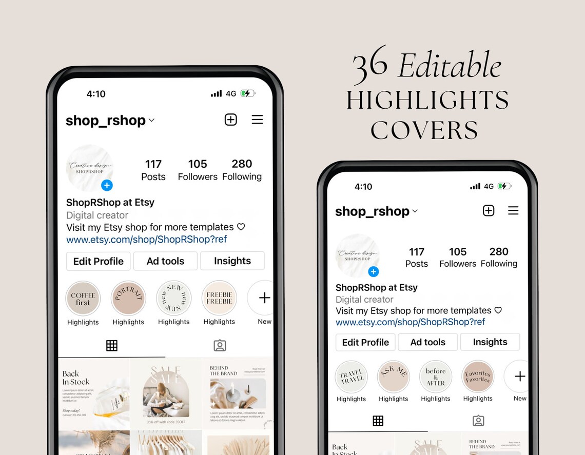 Instagram Story Highlight Covers | DIY Editable Highlight Instagram ...