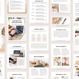 Employee Onboarding Template | New Hire Handbook | Training Manual ...