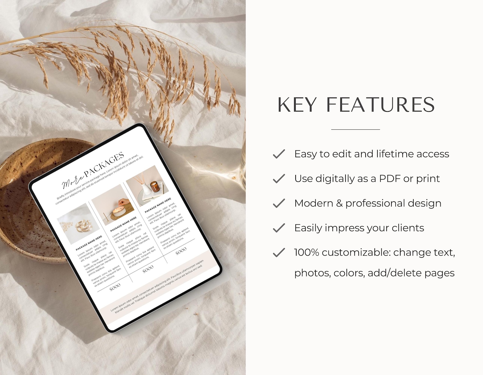 Client Welcome Packet Template | New Client Service Guide| Virtual ...