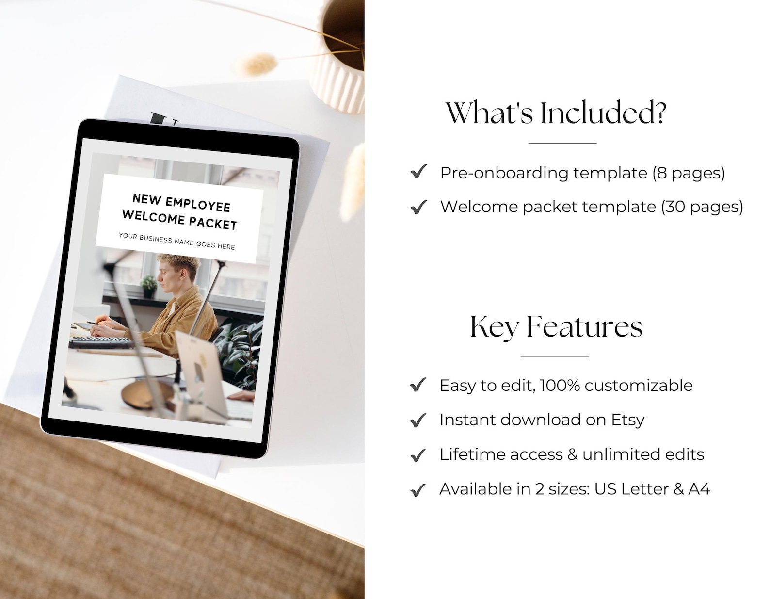 Employee Handbook Template | Training Manual Template | Employee ...