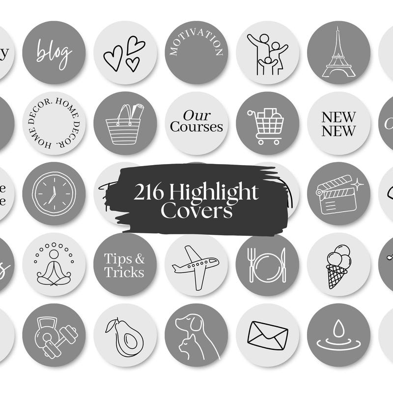 Instagram Highlight Covers - Etsy