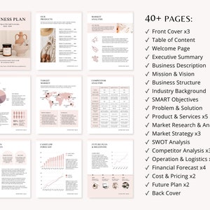 Small Business Plan Template | Small Business Planner Printable | Start ...