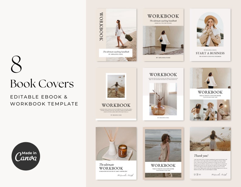 130 Page Ebook Template | Coaching Course Template | for Freelancers ...