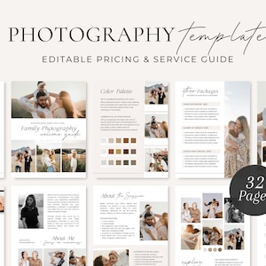 Photography Family Session Guide | Welcome Guide Template | Family ...