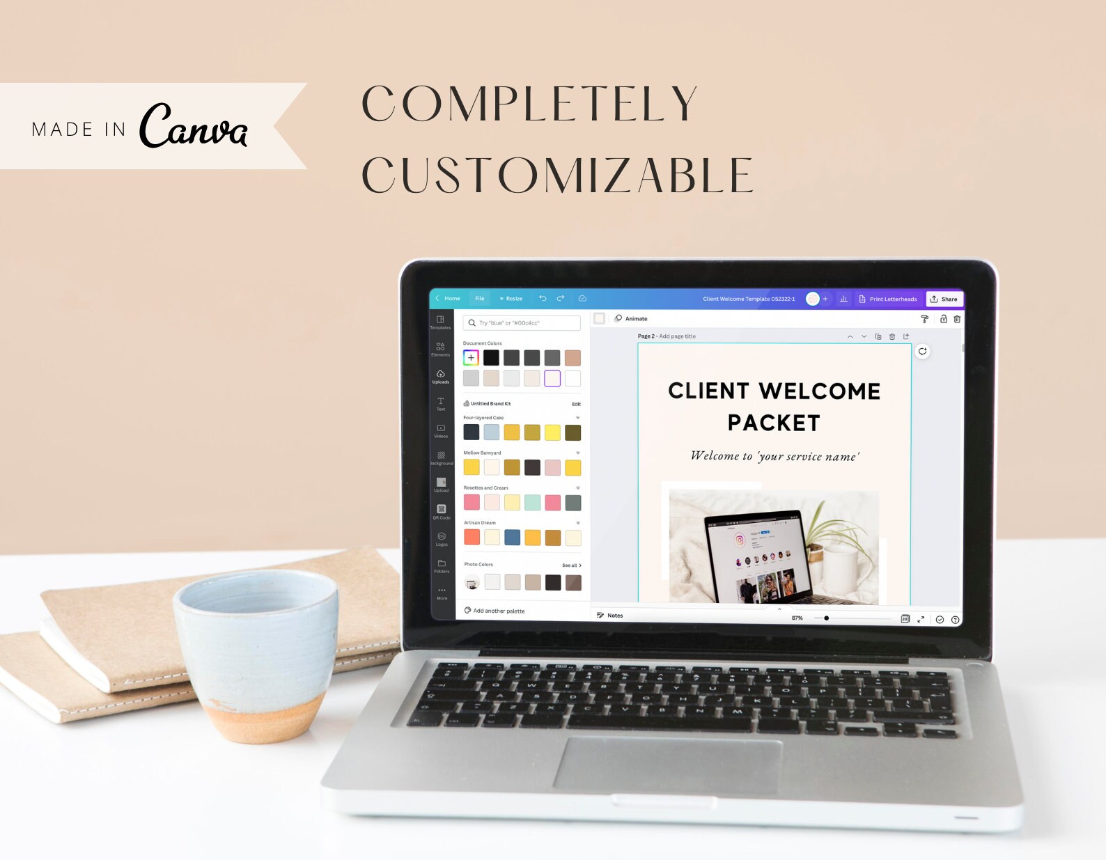 Client Welcome Packet Template new Client Service Guide - Etsy