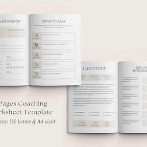 Coaching Worksheets | Coaching Workbook Template | Enneagram Template ...