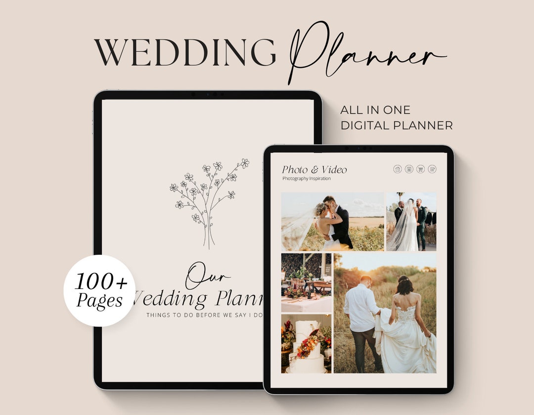 Wedding Planner Bundle | Digital Wedding Planning Book | Wedding ...