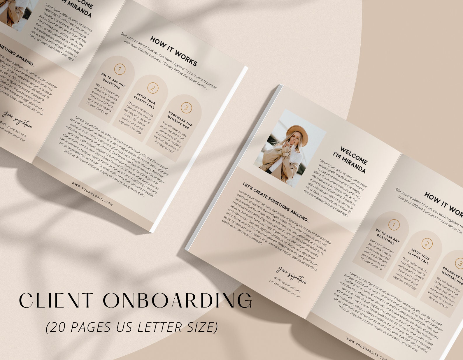 Client Welcome Packet Template new Client Service Guide - Etsy