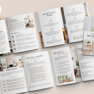 Home Buyer's Guide Template | Real Estate Buyer Packet | Canva Template ...