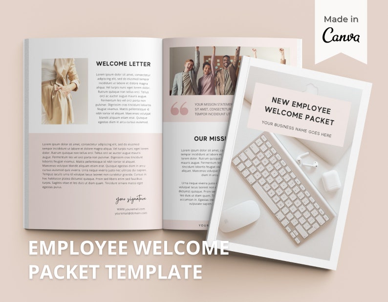 Employee Welcome Package Template New Employee Onboarding - Etsy