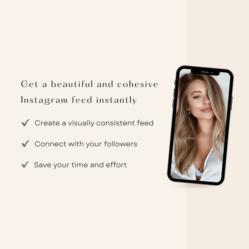 Hair Stylist Instagram Post Template Hair Beauty Salon - Etsy