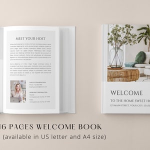 Airbnb Welcome Book Template Welcome Guidebook Vacation - Etsy