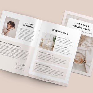 Services and Pricing Guide Template Price List Linesheet - Etsy