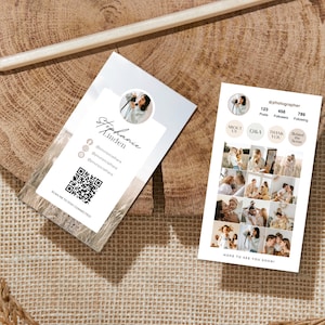 Instagram Business Card | IG Business Card | QR Code Business Card ...