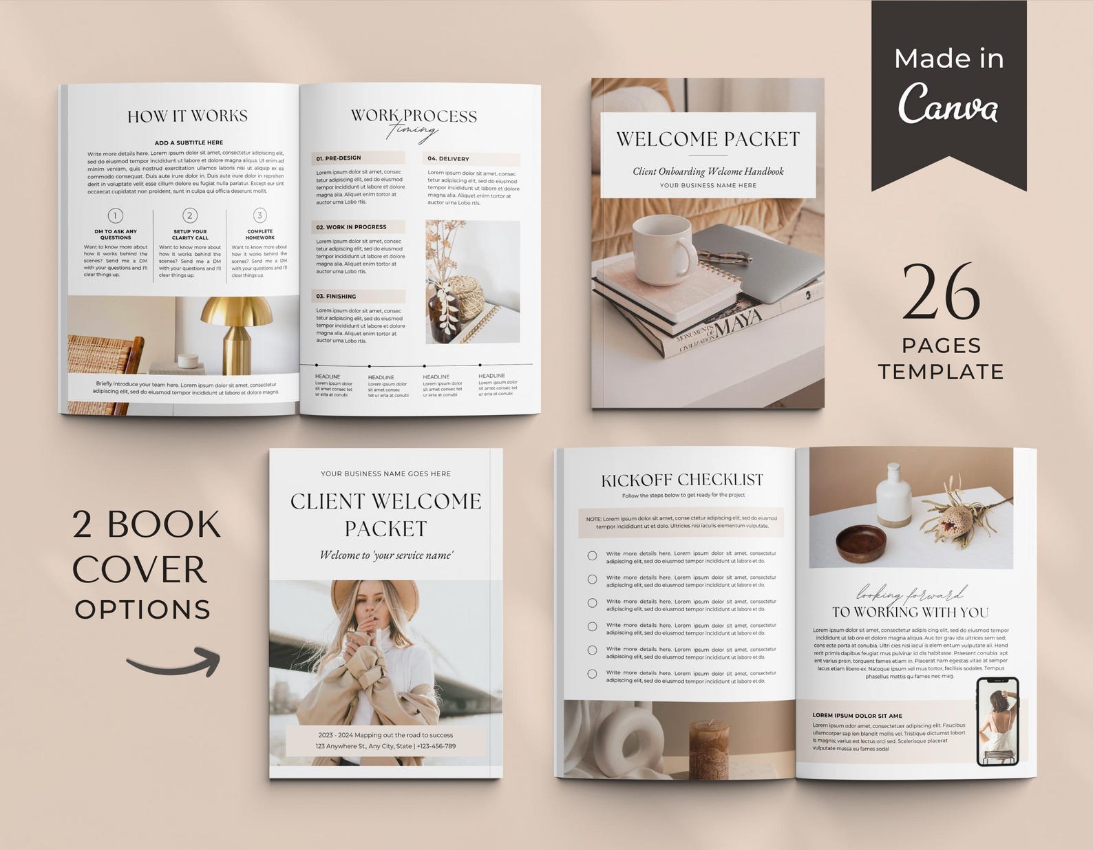 Client Welcome Packet Template | New Client Service Guide| Virtual ...