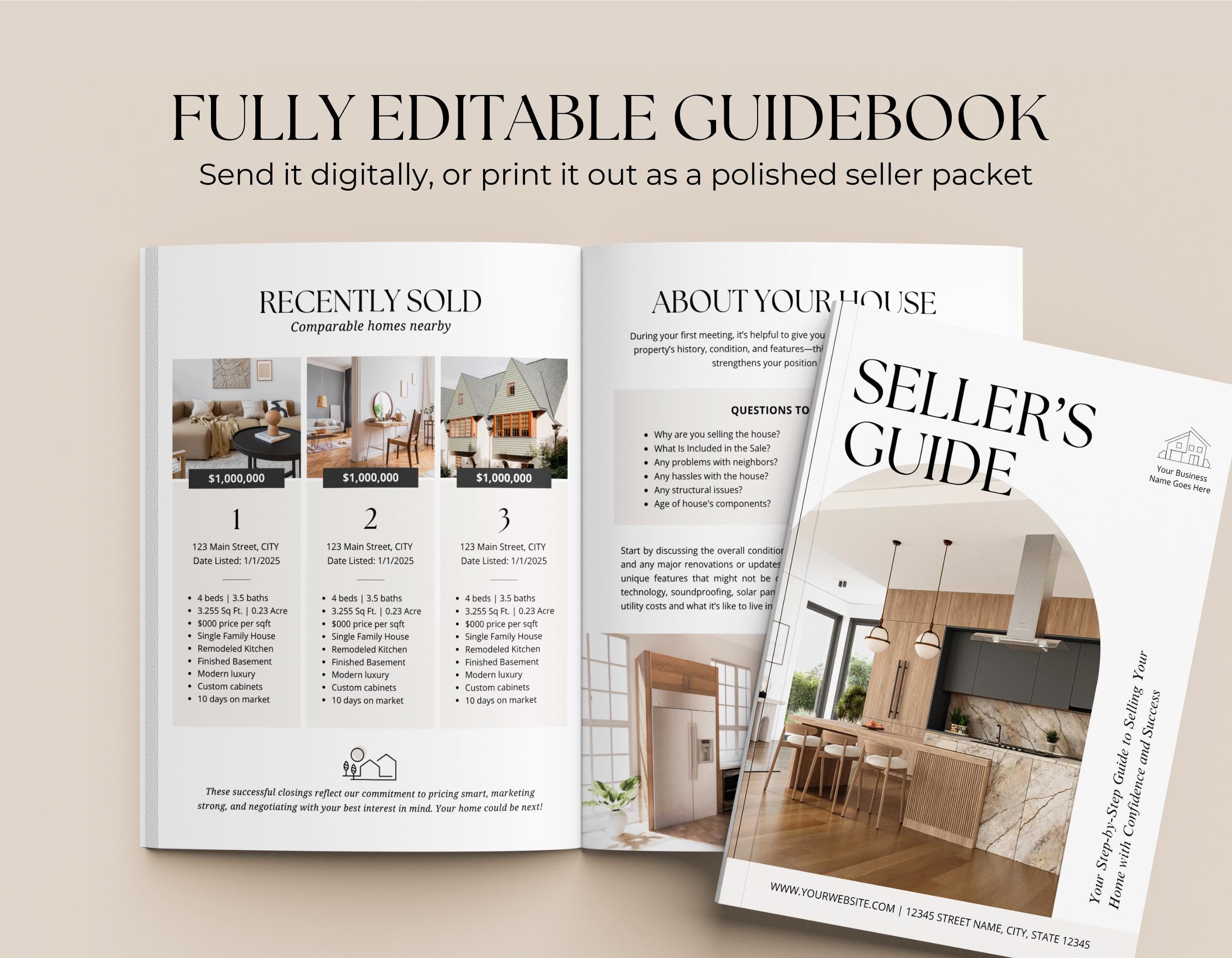 Real Estate Buyer and Seller Guide Bundle | Real Estate Guide Template ...