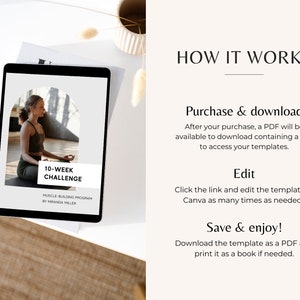 Fitness Ebook Template Workout Plan Fitness Ebook Fitness Planner Ebook ...