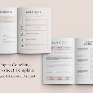 Coaching Worksheets | Coaching Workbook Template | Enneagram Template ...