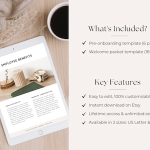 Employee Onboarding Template | New Hire Handbook | Training Manual ...