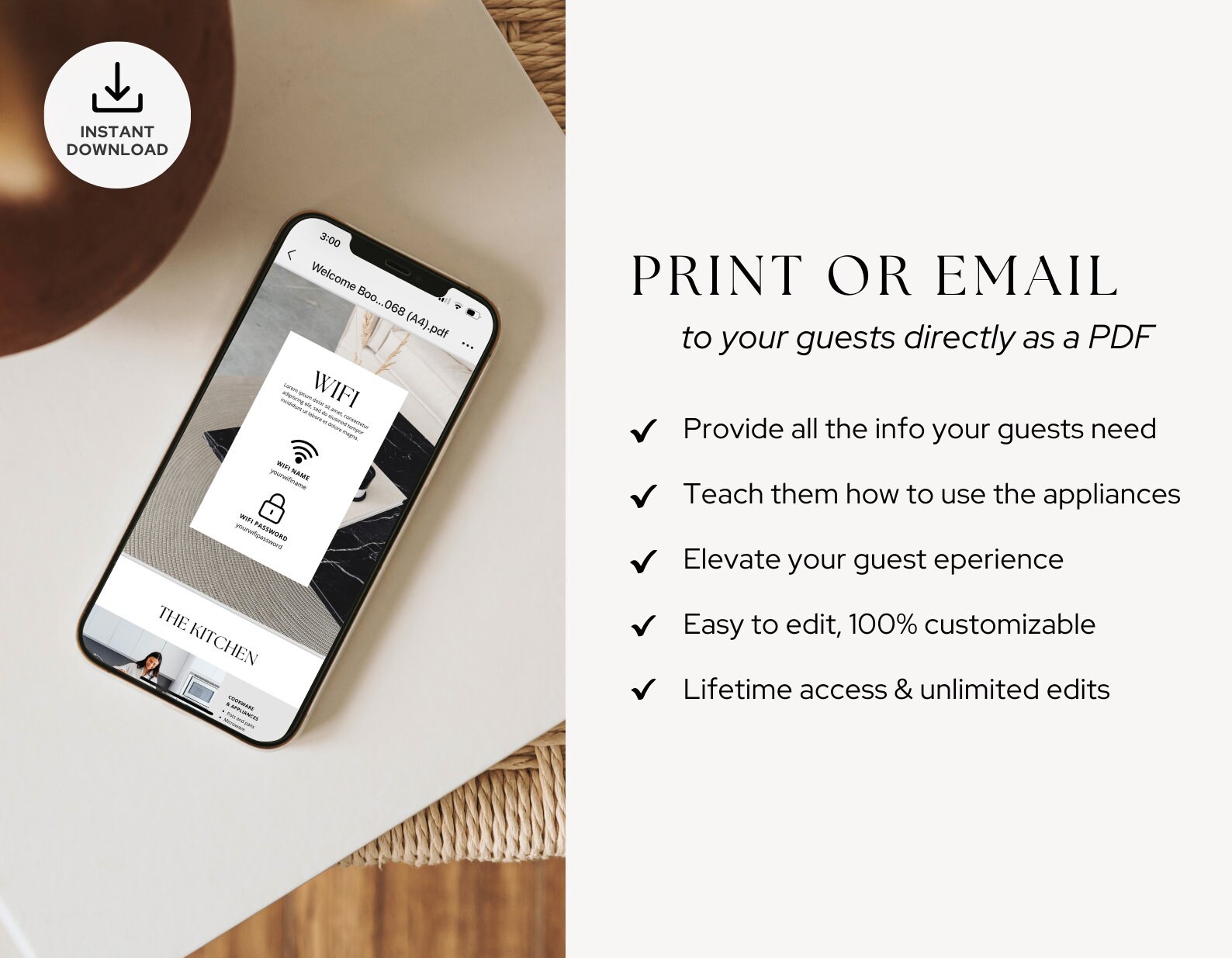 Airbnb Welcome Book Template | Vacation Rental Welcome Book | VBRO ...