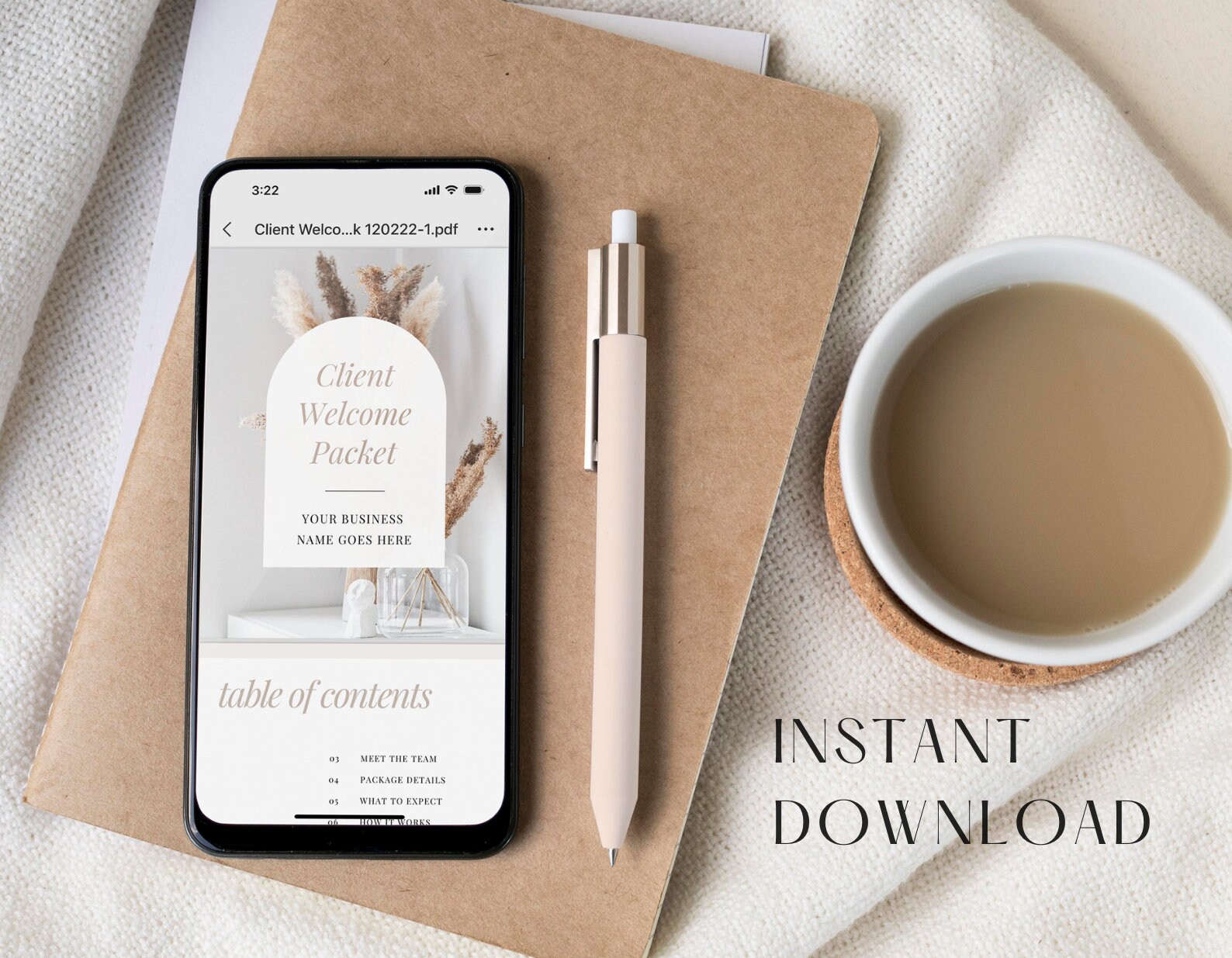 Client Welcome Packet Template |new Client Service Guide | Virtual ...